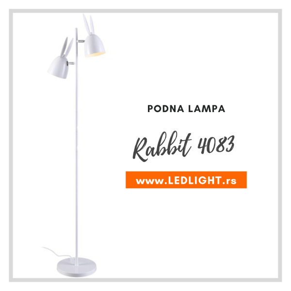 Podna lampa Rabbit 4083 bela