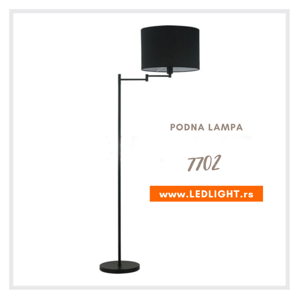 Podna lampa 7702 BK