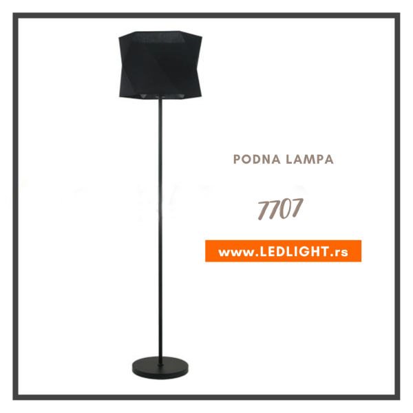 Podna lampa 7707 BK