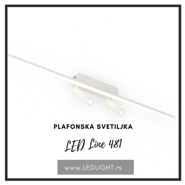 Plafonska svetiljka LED Line 481 White