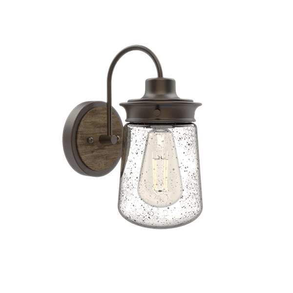 Zidna lampa Bianca Black/wood