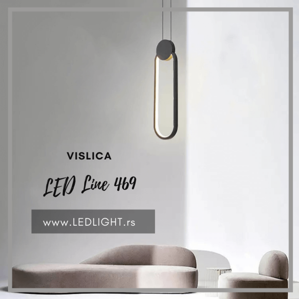 Visilica LED Line 469 Crna