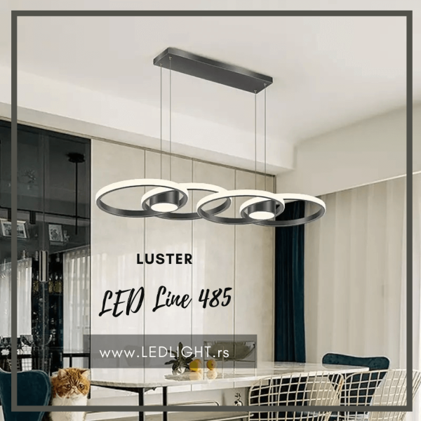 Luster LED Line 485 black