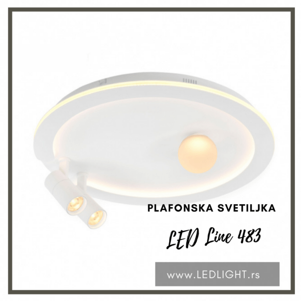 Plafonska svetiljka LED Line 483 white