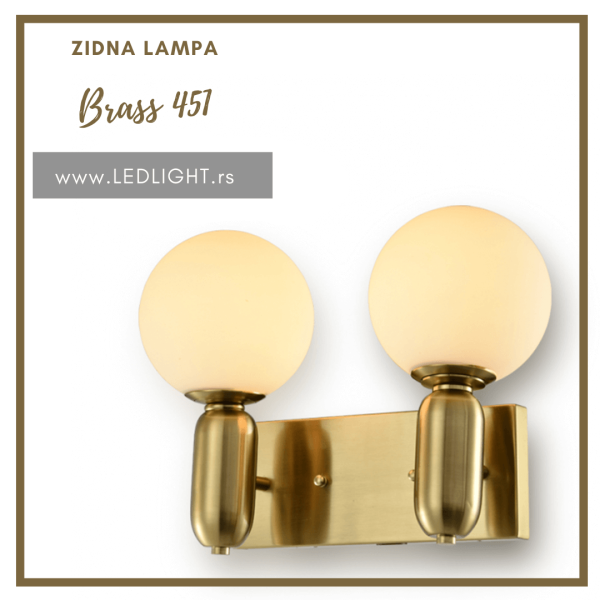 Zidna lampa Brass 451