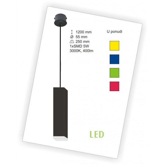 M10275 LED visilica 1x5W 3000K