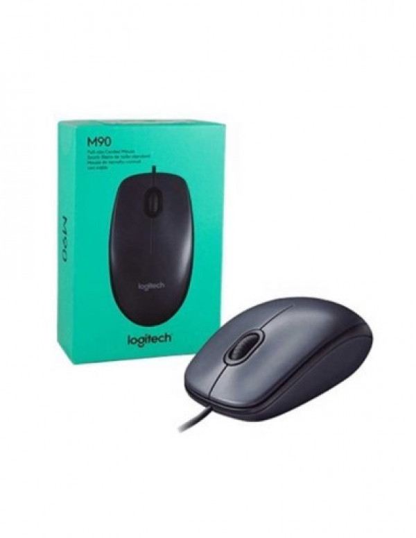 Logitech M90 USB Black mouse