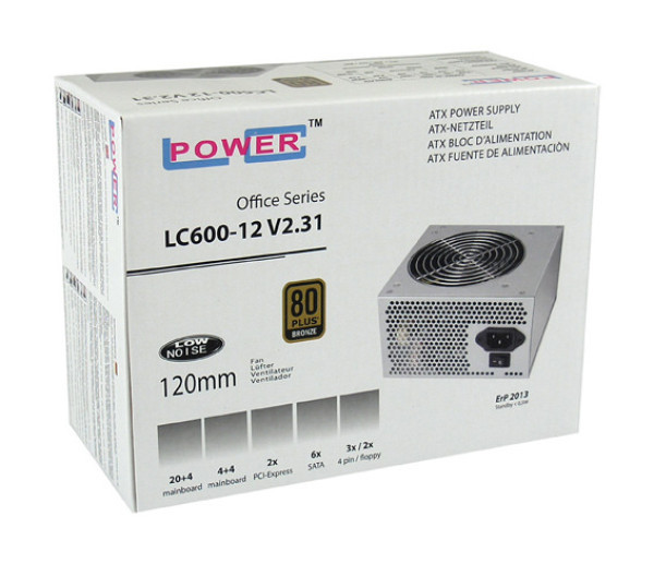 LC Power LC600H-12 600W 120mm FAN 20/24PIN 2xSATA