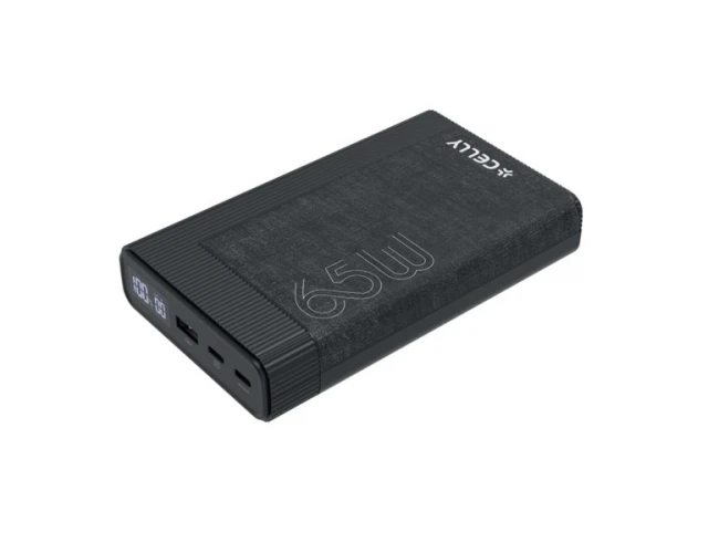 Celly EVO Power Pro (PBPD65W20EVOBK) power bank 20000mAh 65W crni