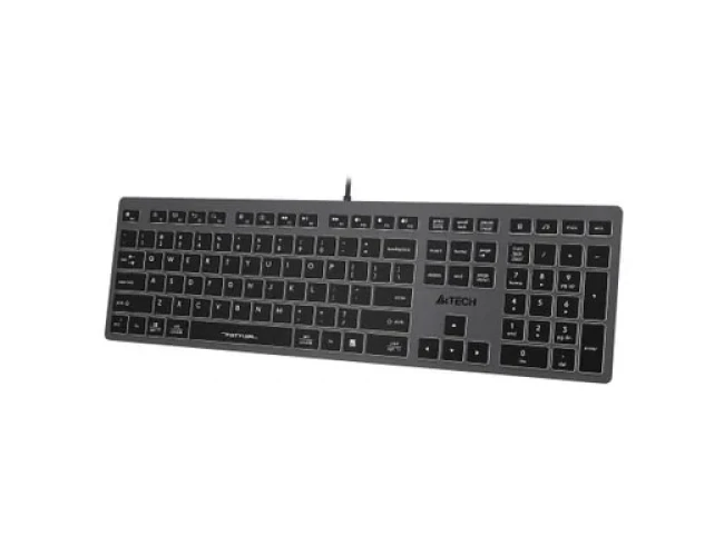 A4Tech FX60 Scissor Switch Backlite US tastatura siva