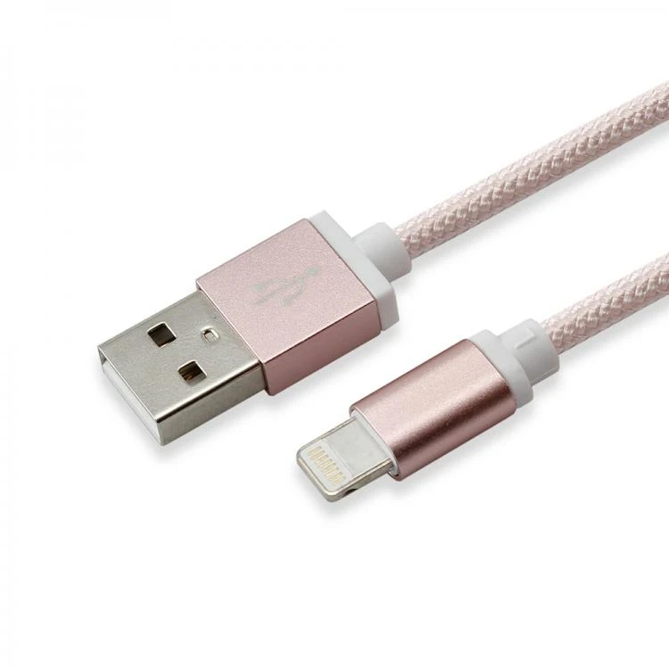 S-BOX pink kabl za punjač USB A (muški) na lightning (muški) 1.5m