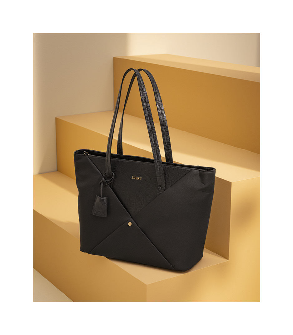 STOKKE® X CHANGING BAG SIGNATURE BLACK- TORBA