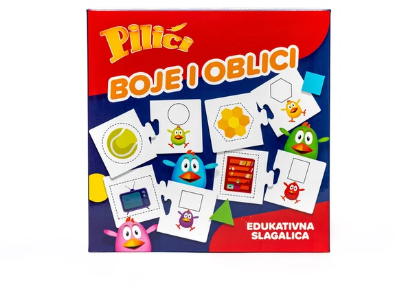 Pilići Edukativna igra Boje I oblici