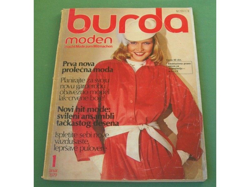 Burda, januar 1979.