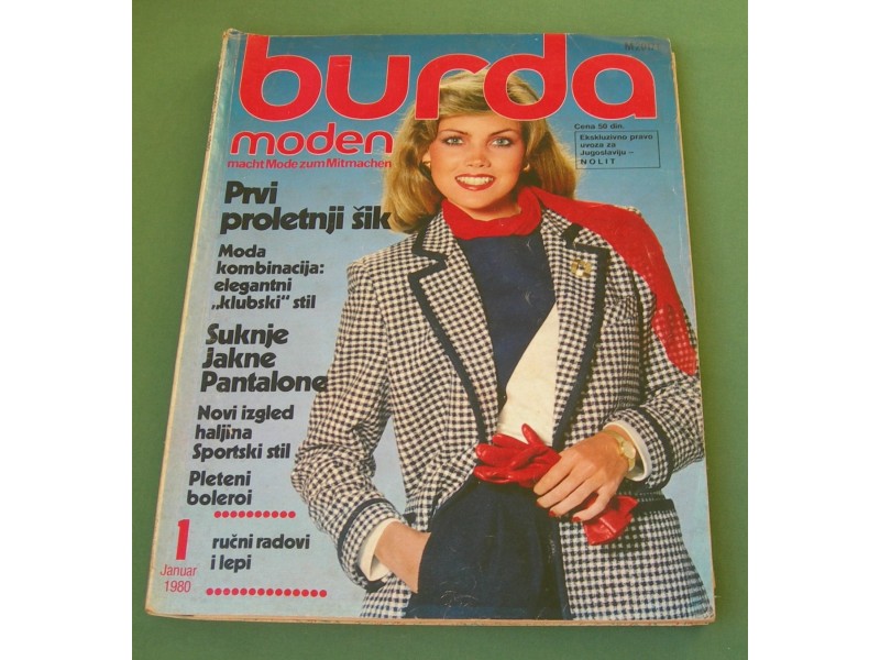 Burda, januar 1980.