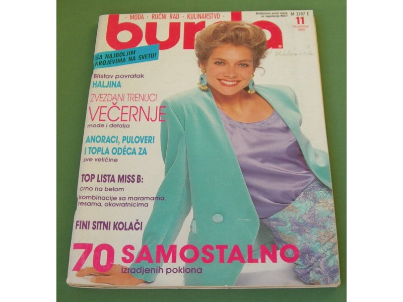 Burda, novembar 1990.