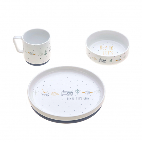 LASSIG SET ZA JELO PORCELAN GARDEN EXPLORER TRACTO