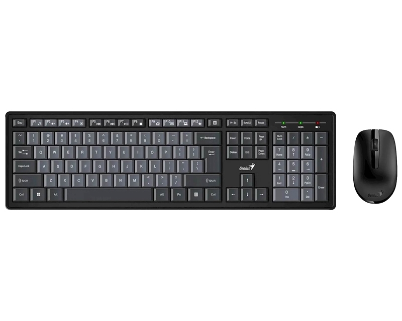 GENIUS Smart KM-8200 Wireless USB US crna tastatura + mišID: EK000578202