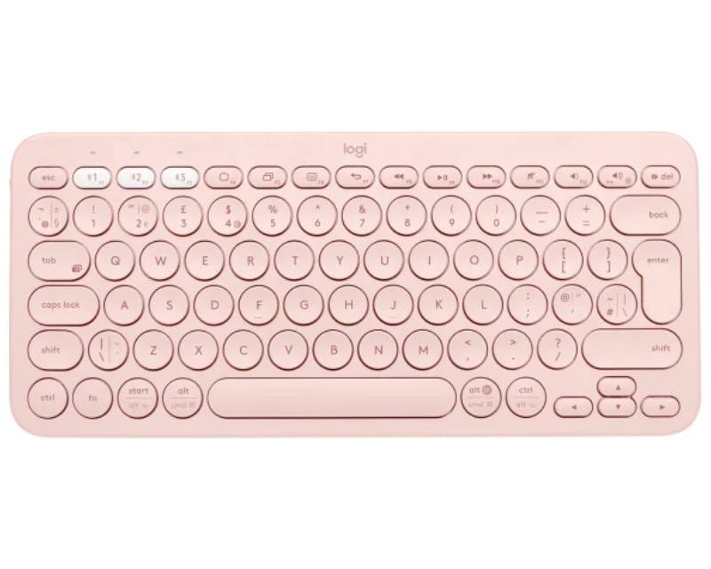 LOGITECH K380 Bluetooth Multi-device US roze tastaturaID EK000578839