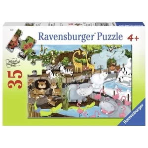 PUZZLE SLATKE ŽIVOTINJE U ZOO RA08778