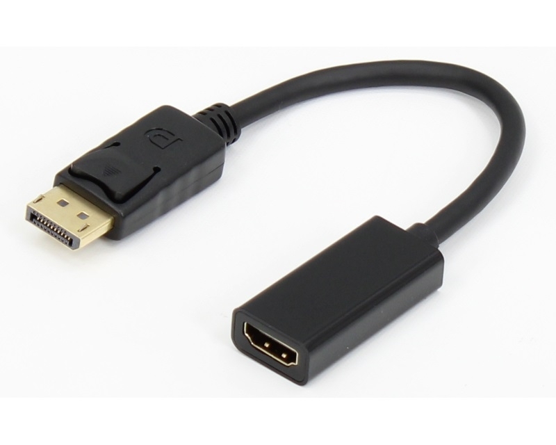 E-GREEN Adapter DisplayPort 1.4(M) - HDMI 2.0(F) kabl 20cm crniID EK000578286