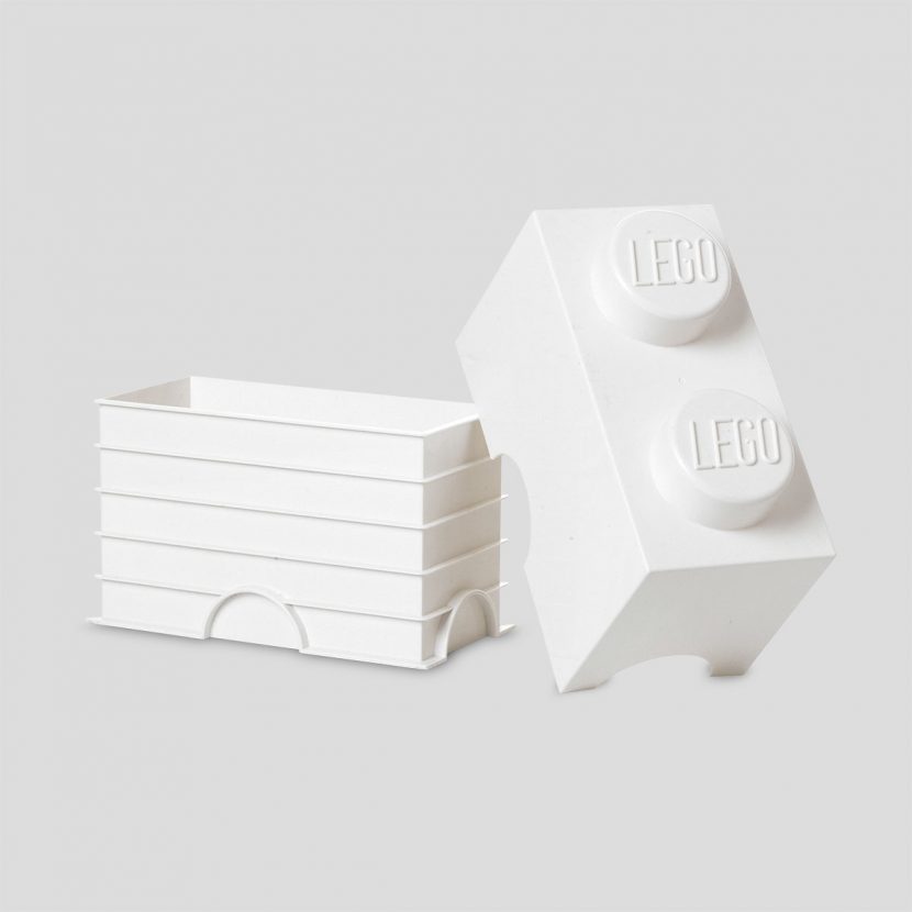 LEGO kutija za odlaganje (2): Bela