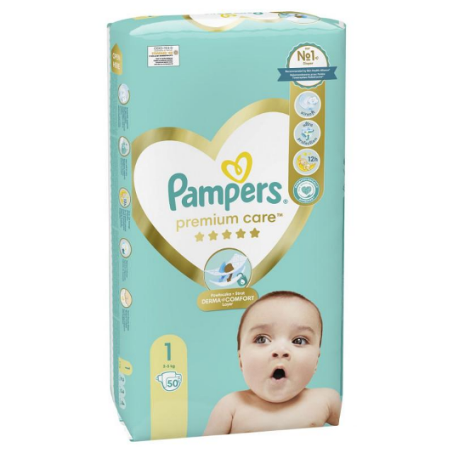 Pampers Premium 1 pelene 50 kom