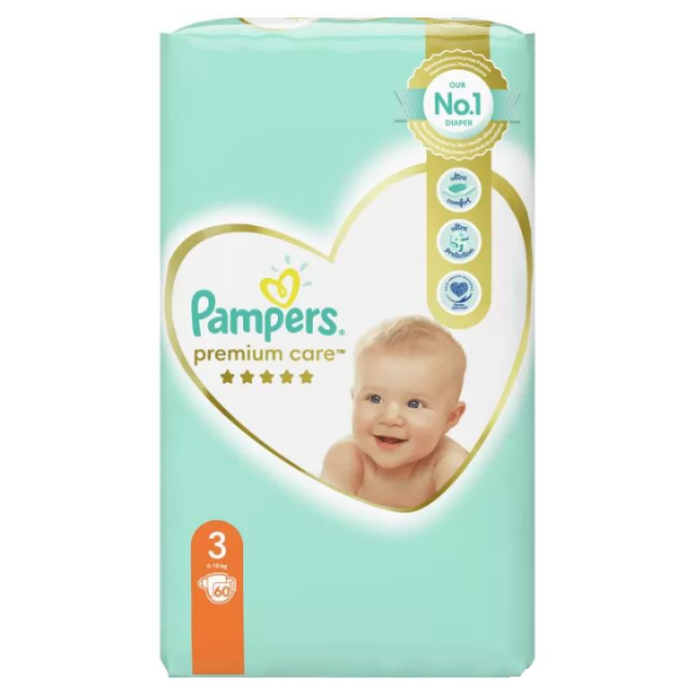 Pampers Premium 3 pelene 60 kom