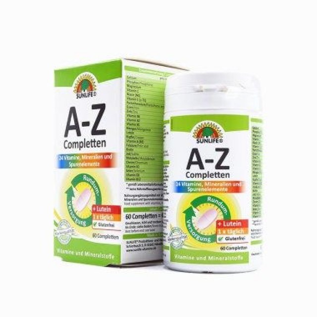 Sunlife vitamini A-Z + lutein 60 kapsula