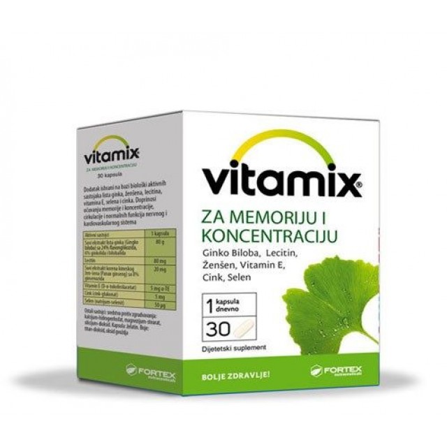 Vitamix za memoriju i koncentraciju 30 kapsula