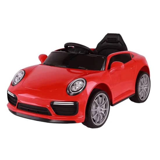 Auto za decu Porsche style na akumulator – crveni, model 666