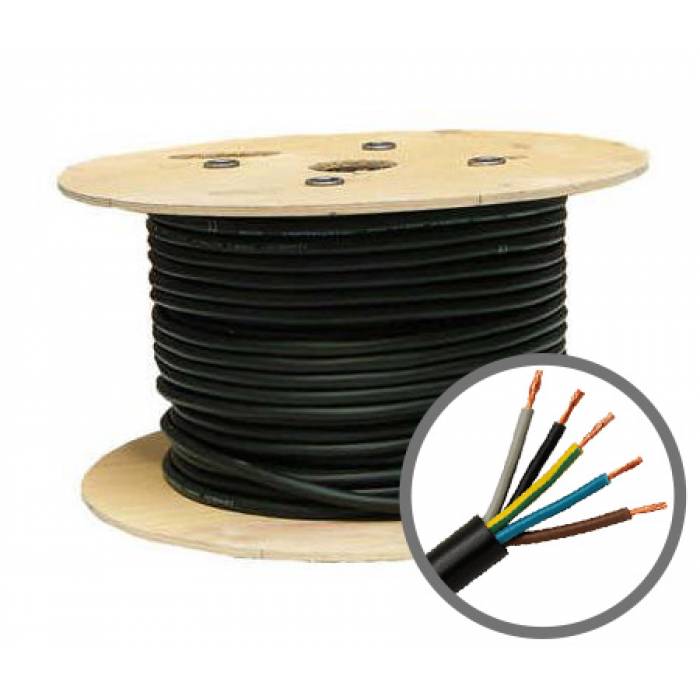 EPN 50 5x2.5 rudarski gumeni kabel