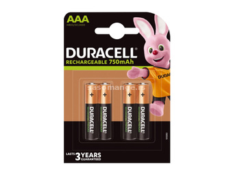 Duracell punjive baterije AAA 750 mAh