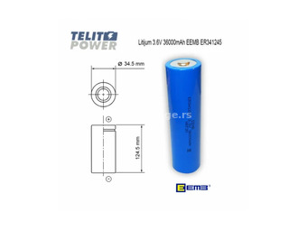 Litijum DD 3.6V 36000mAh ER341245 EEMB