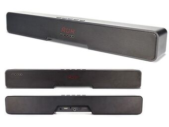 MICROLAB Onebar02 LED Bluetooth speaker soundbar 2x15W/ USB/ HDMI/ AUX/ Optical/ Coaxial/ black