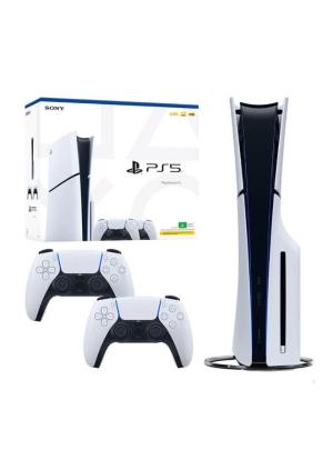 Sony PlayStation 5 PS5 Slim + 2x DualSense Wireless Controller
