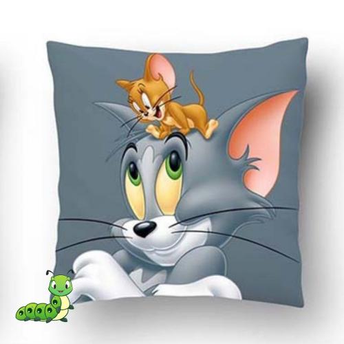 Ukrasni jastuk Tom & Jerry sivi