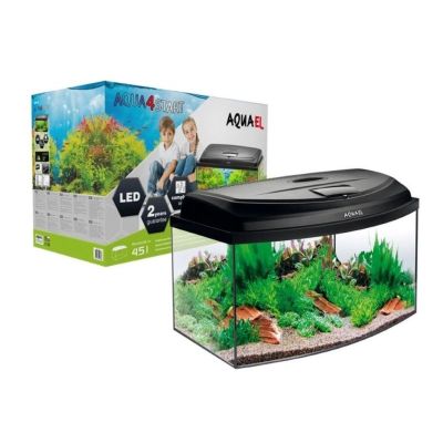 Aquael Akvarijum Set Aqua4start 60/O D&N Crni 45L / 60x30x30cm