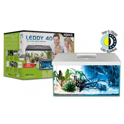 Aquael Akvarijum Set Leddy 40 D&N 2.0 Beli 25L / 41x25x25cm