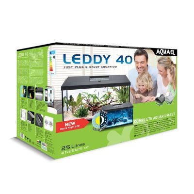 Aquael Akvarijum Set Leddy Plus 40 D&N 2.0 Beli 25L / 41x25x25cm