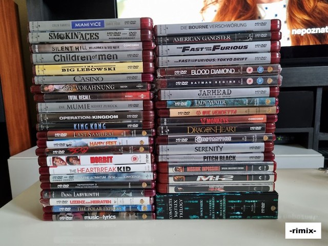 HD DVD kolekcija