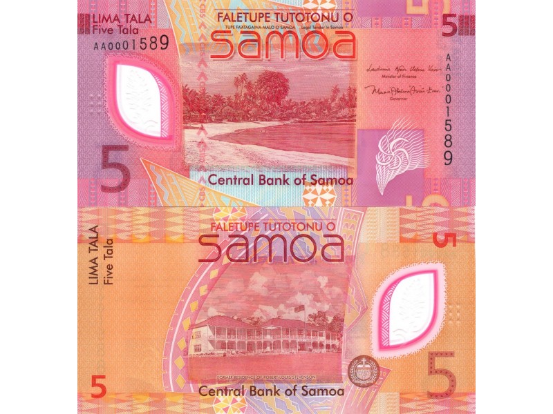 SAMOA 5 Tala 2023 (2024) UNC, Polymer