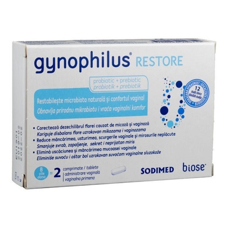 Gynophilus Restore vaginalne tablete 2 tablete