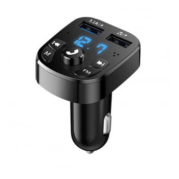 Bluetooth FM Transmiter S5 USBx2 crni