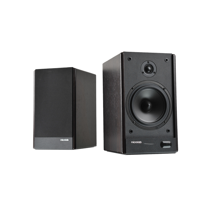 MICROLAB 2.0 zvučnici SOLO 6C (Braon/crna) 2.0, 100W, 55Hz-20KHz, woofer 4 Ohm; sateliti 6 Ohm