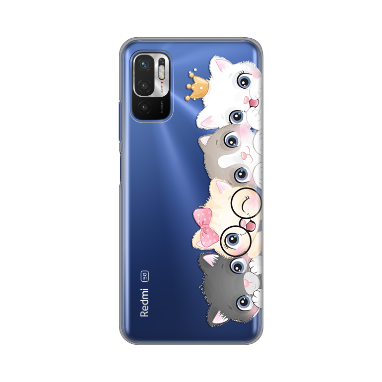 TORBICA SILIKONSKA PRINT SKIN ZA XIAOMI REDMI NOTE 10 5G CATS