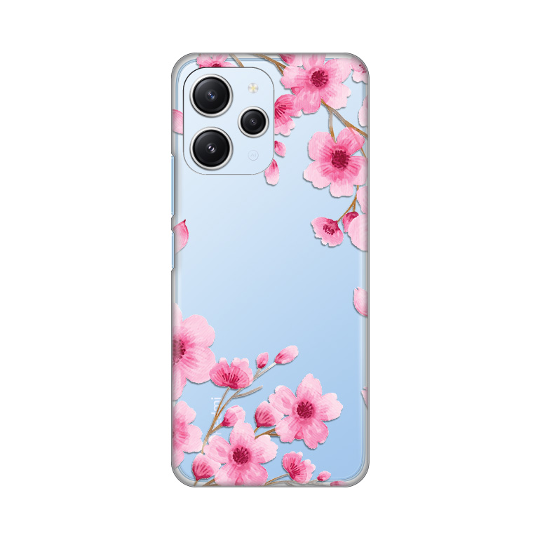 TORBICA SILIKONSKA PRINT SKIN ZA XIAOMI REDMI 12 ROSE FLOWERS