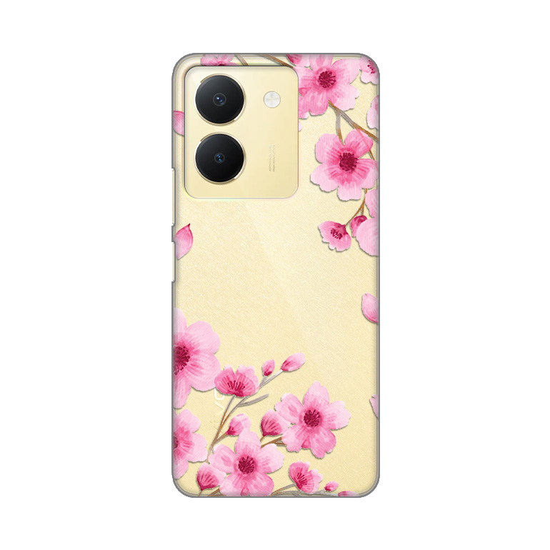 TORBICA SILIKONSKA PRINT SKIN ZA VIVO Y36 ROSE FLOWERS