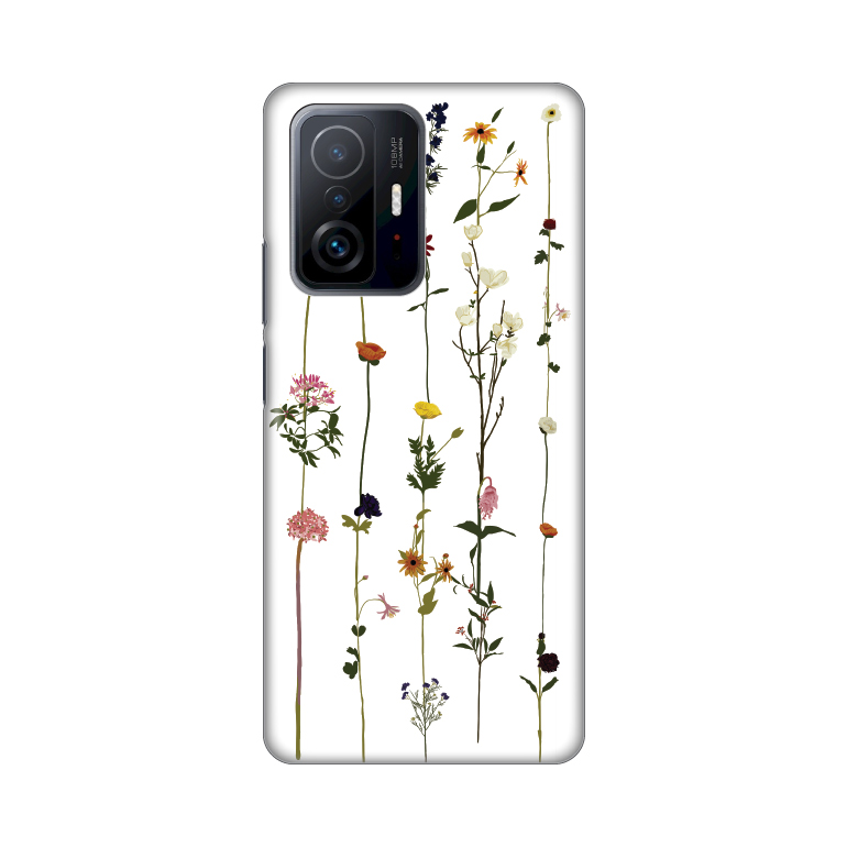 TORBICA SILIKONSKA PRINT SKIN ZA XIAOMI 11T/11T PRO FLOWER