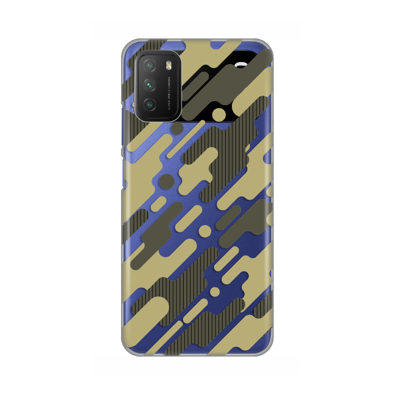 TORBICA SILIKONSKA PRINT SKIN ZA XIAOMI POCO M3 ARMY PATTERN